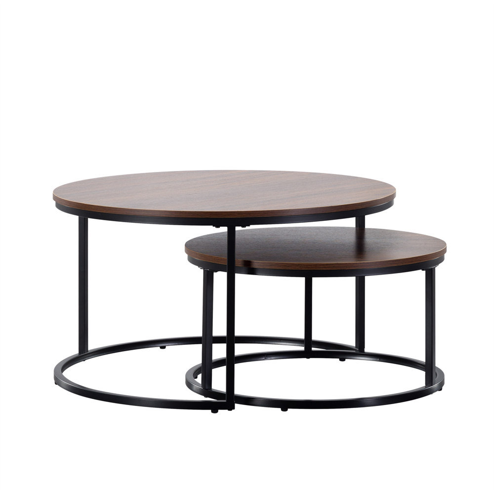 17 Stories Nesting Round Coffee Table Set | Wayfair