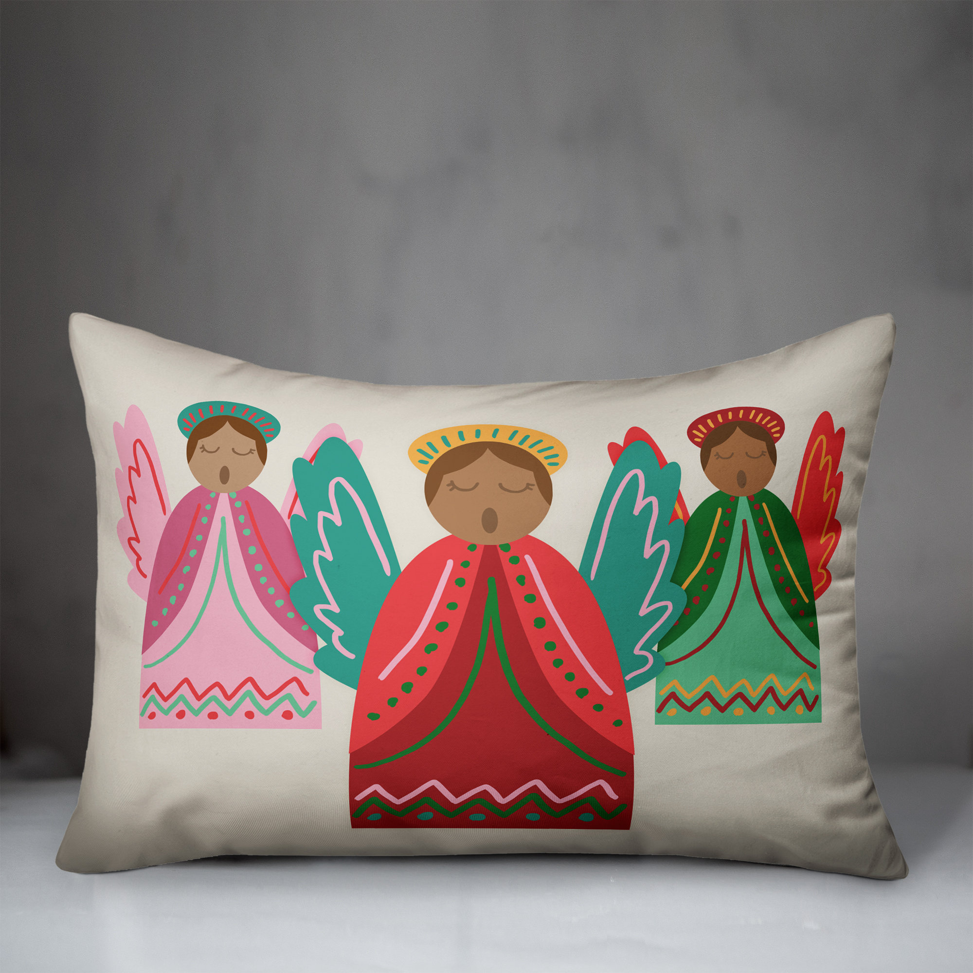 Designs Direct Creative Group Singing Choir Rectangular Lumbar Pillow ...