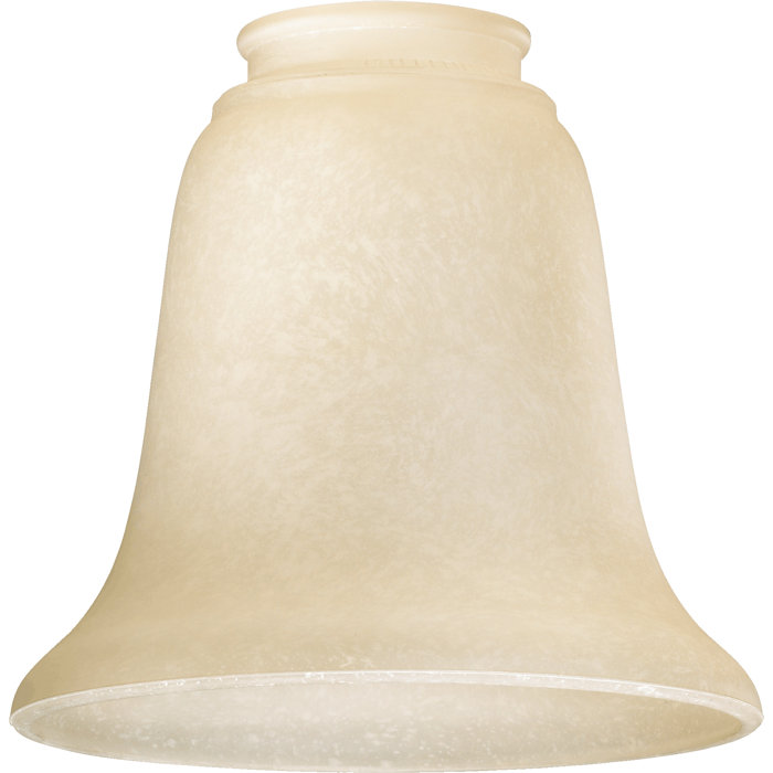 Charlton Home® 5'' H Glass Bell Lamp Shade & Reviews | Wayfair
