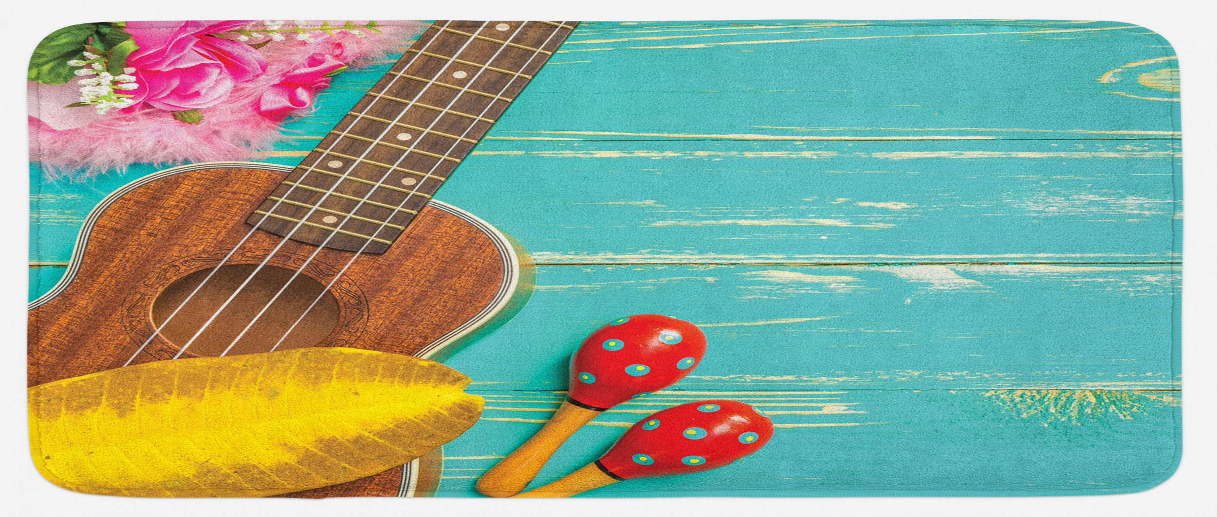 East Urban Home Music Kitchen Mat | Wayfair