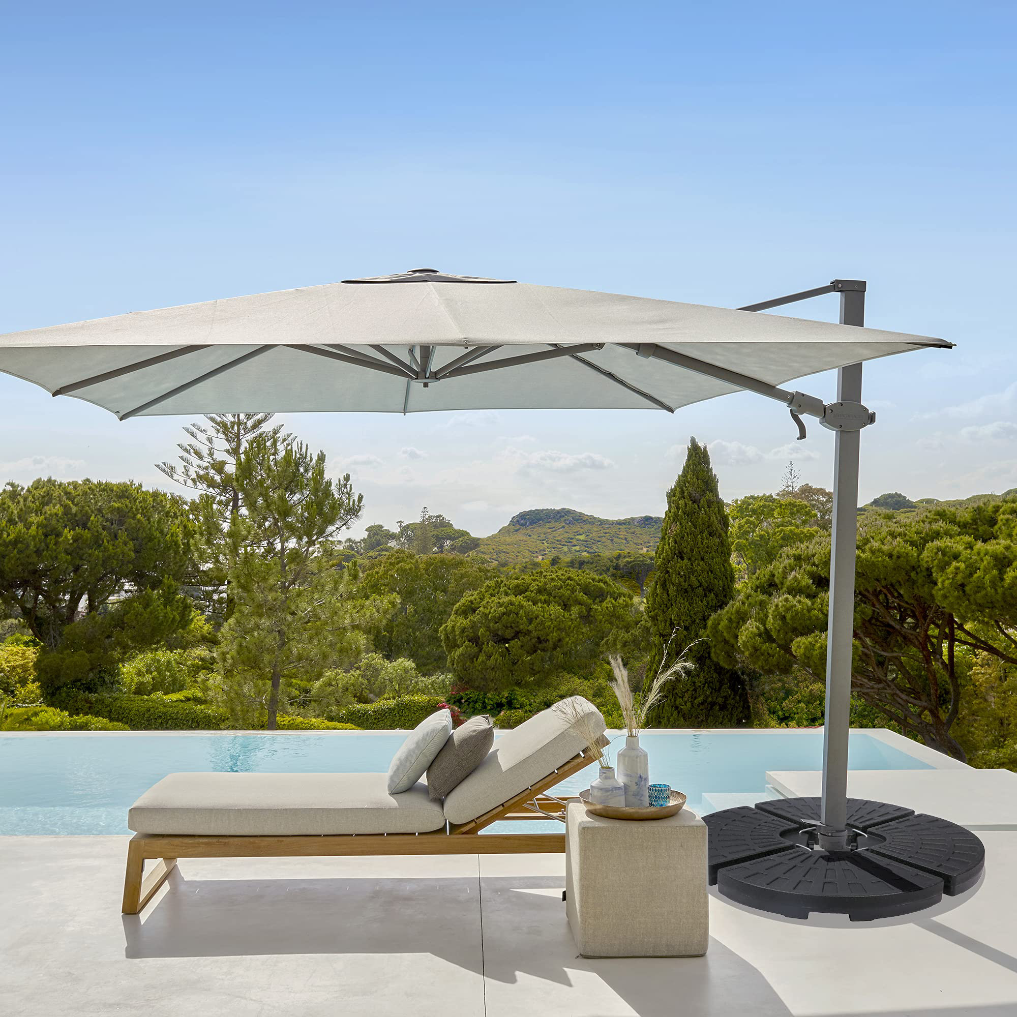 Arlmont & Co. Heidi-Leigh Plastic Free Standing Umbrella Base & Reviews ...