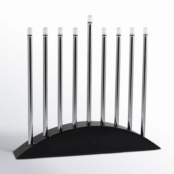 The Holiday Aisle® Large LED Electric Arch Style Menorah & Reviews ...