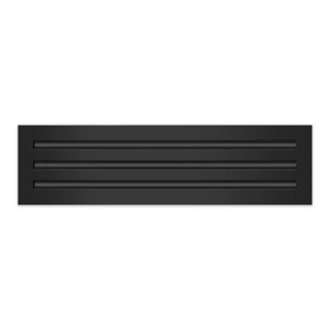 Texas Buildmart BUILDMART - 22x6 Black Modern AC Vent Cover - Standard ...