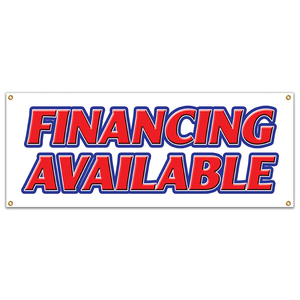 SignMission Financing Available Banner Sign | Wayfair