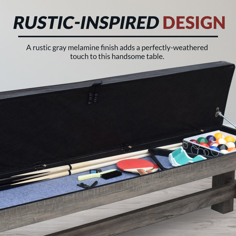 Hathaway Games Hathaway Logan Stylish 7 Ft Multi Game Pool Table Combo ...