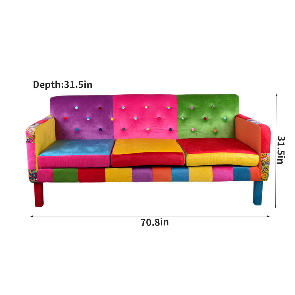 Danbenla design Simple Creative Multi-Color Sofa | Wayfair