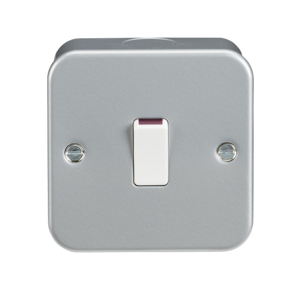Knightsbridge Metal Clad 20A 1G DP Switch | Wayfair.co.uk