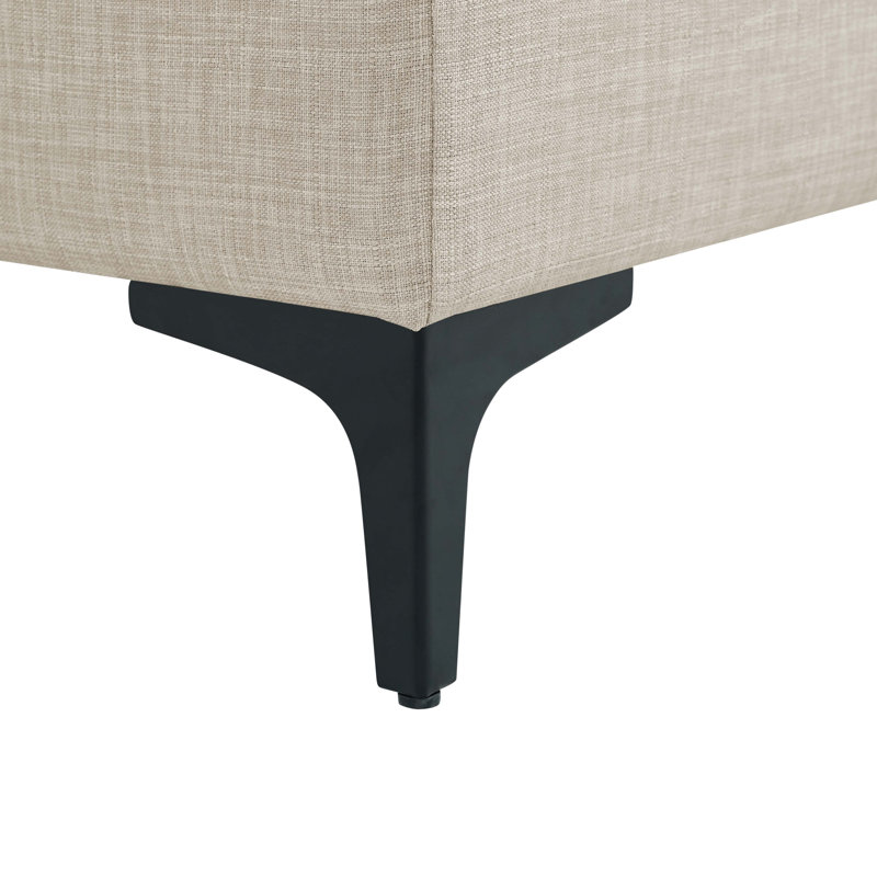 Wade Logan® 6 - Piece Upholstered Sectional & Reviews | Wayfair