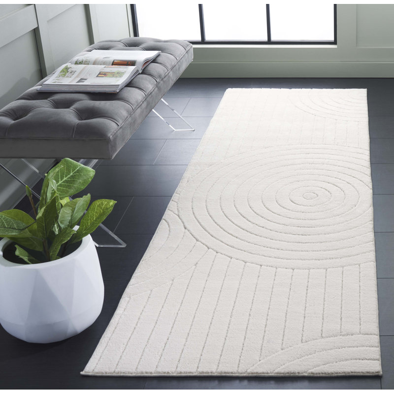 Latitude Run® Xhezide Performance Machine Washable Geometric Rug | Wayfair