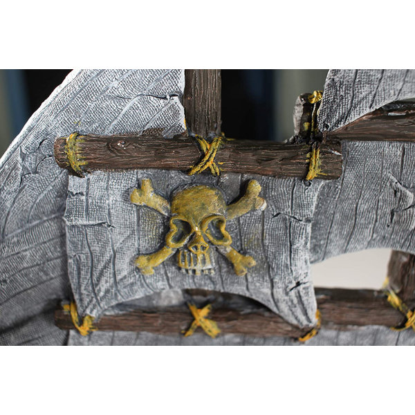 Penn Plax Pirate Ship Fish Tank Decoration Aquarium Accessory | Wayfair