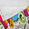 Ambesonne Music Fleece Throw Blanket Pop Art Doodle Style Art | Wayfair