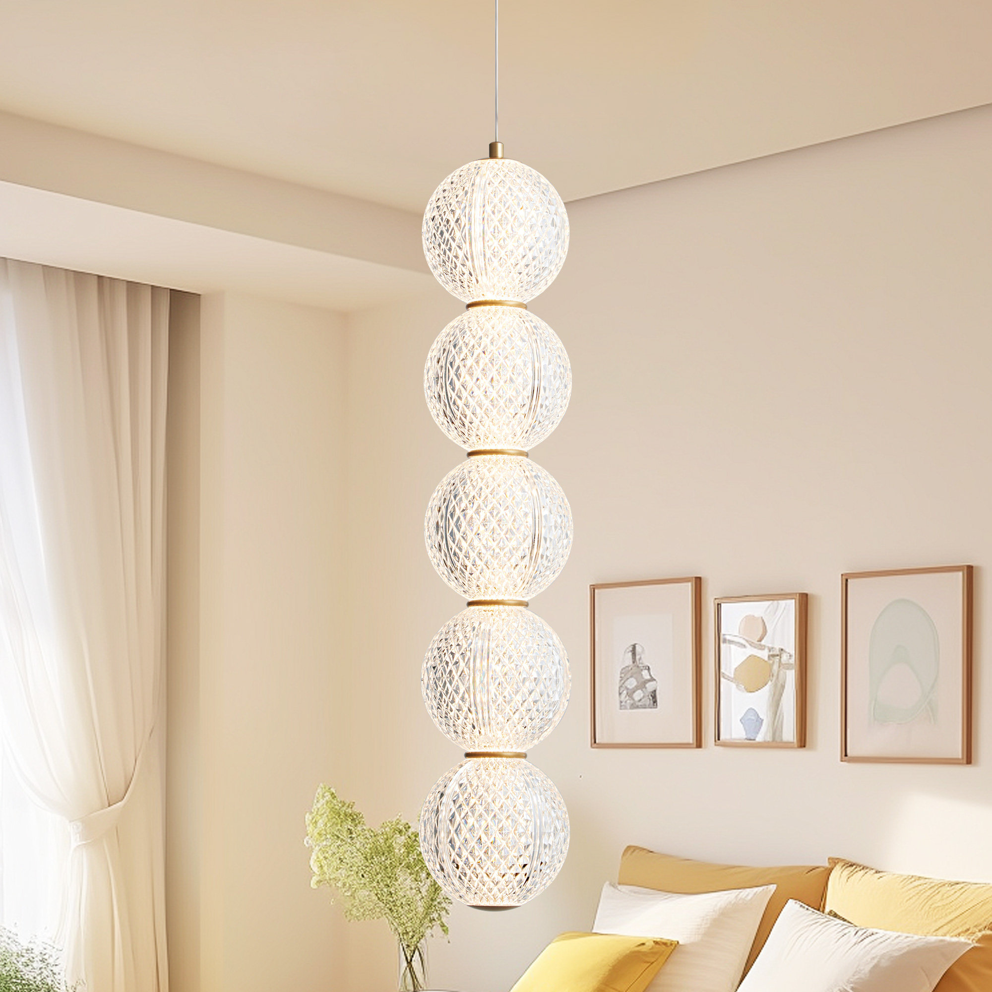 Wrought Studio™ Modern Minimalist Dimmable Led Single Pendant With ...