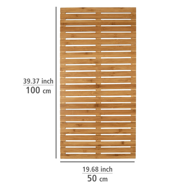 Wenko Indoor & Outdoor Rectangle Bath Mat | Wayfair.co.uk