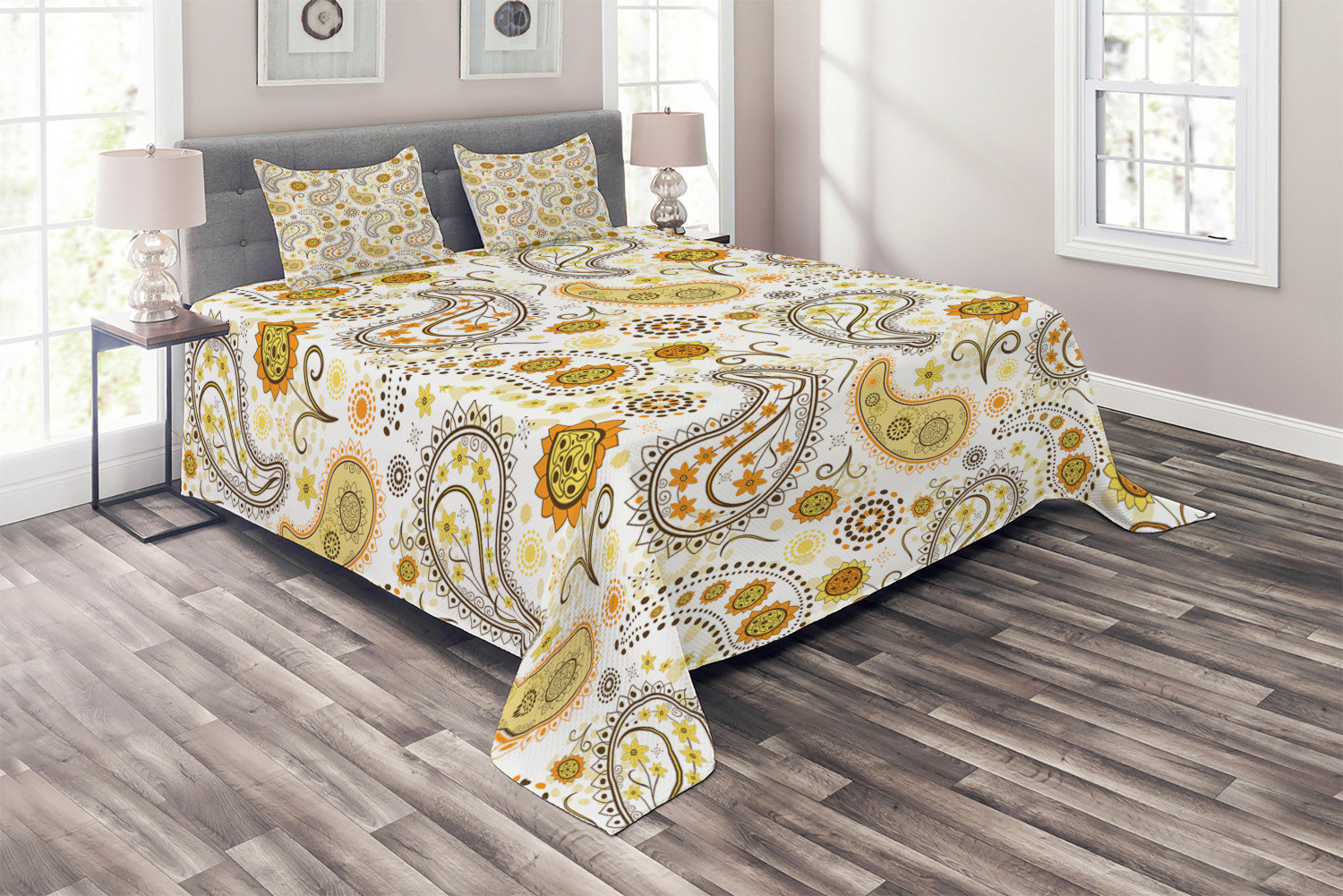 Ambesonne Sunflower Coverlet Set | Wayfair