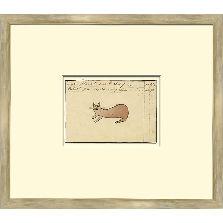 Soicher-Marin Brown Cat- Sm. Mennonite Ledger Drawing by Soicher Marin ...
