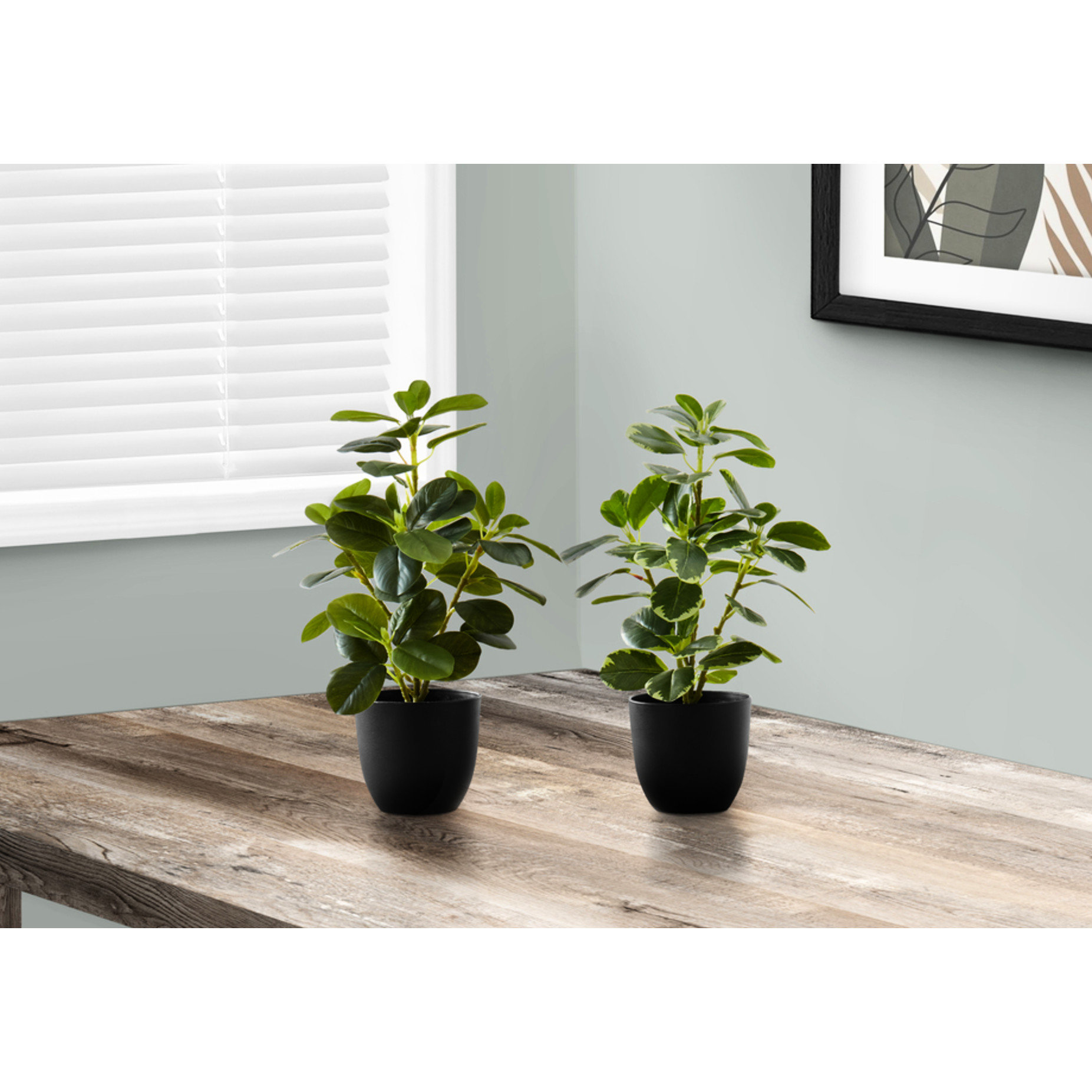 Ebern Designs 14" Tall Artificial Plants, Of 2 - Intrigue Indoor With ...