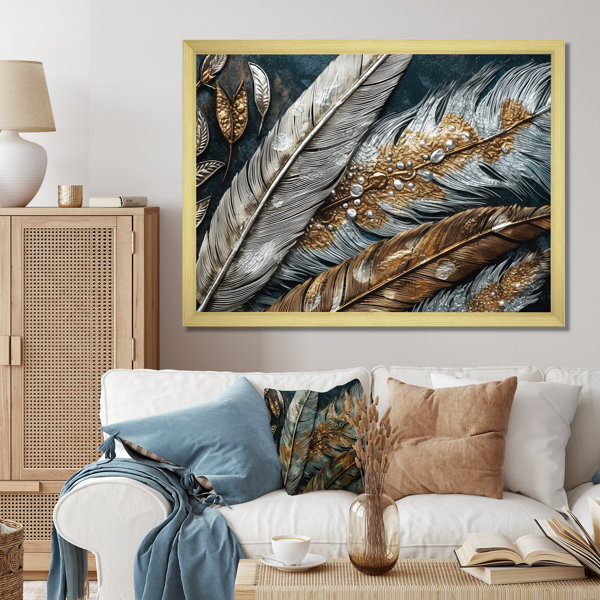 Red Barrel Studio® " Silver And Gold Expressions Of Freedom II " | Wayfair