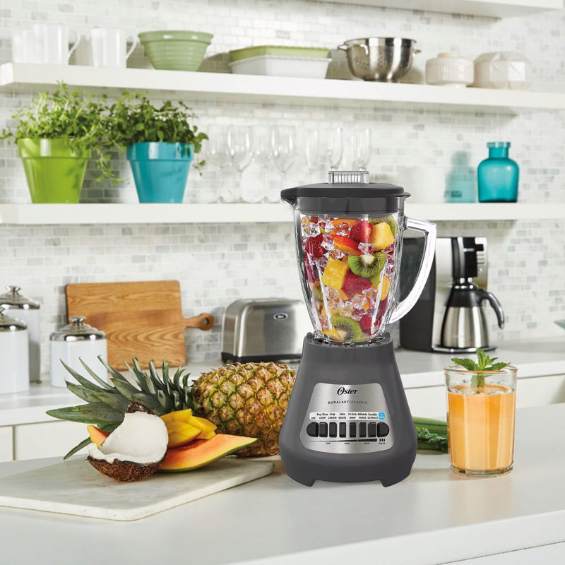 Oster Classic Duralast 8 Speed Blender with 6 Cup Glass Blending Jar in ...