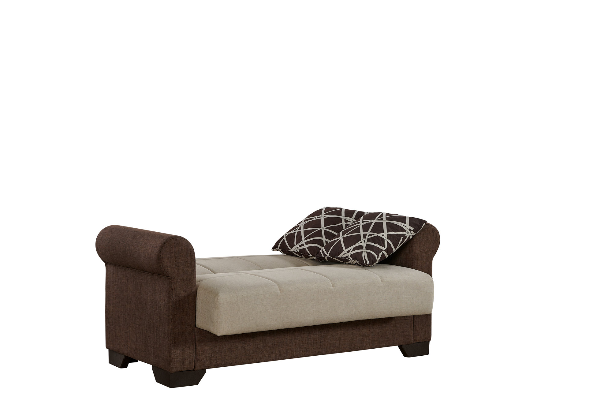 Wildon Home® 61" Linen Rolled Arm Loveseat | Wayfair