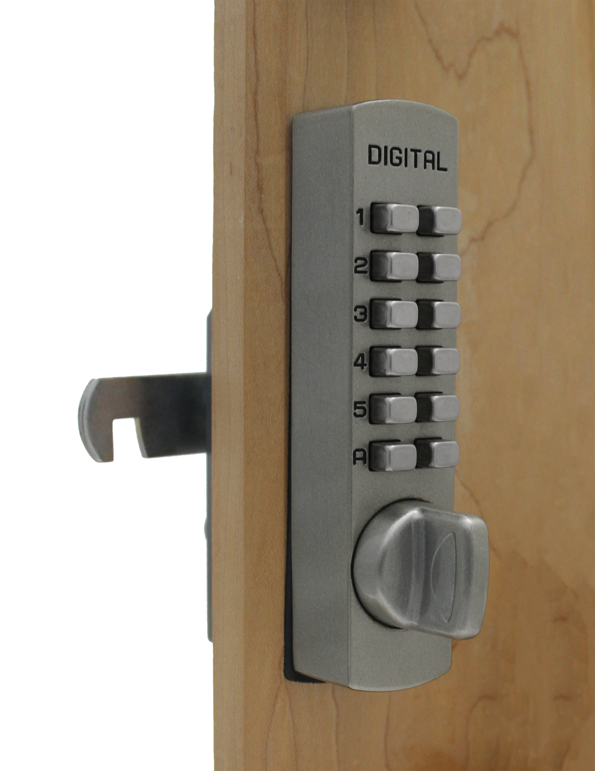 Lockey USA Mechanical Surface Mount Keyless Digital Combination Cam Cabinet Lock | Wayfair