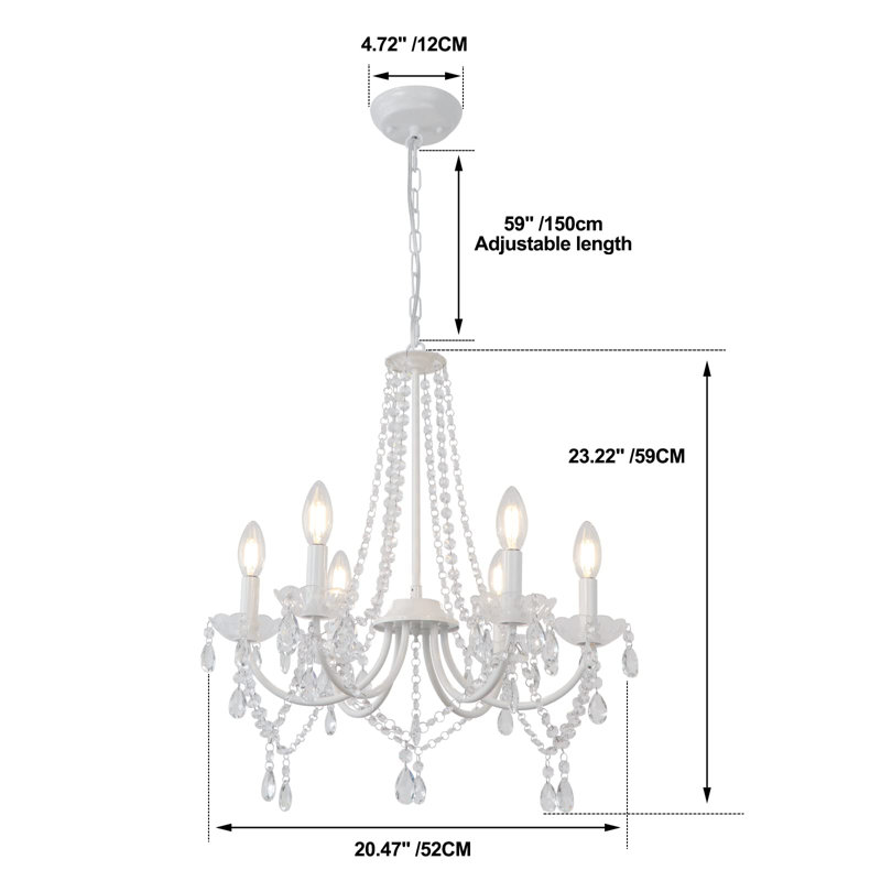 House of Hampton® Faheema 6 - Light Dimmable Classic / Traditional ...