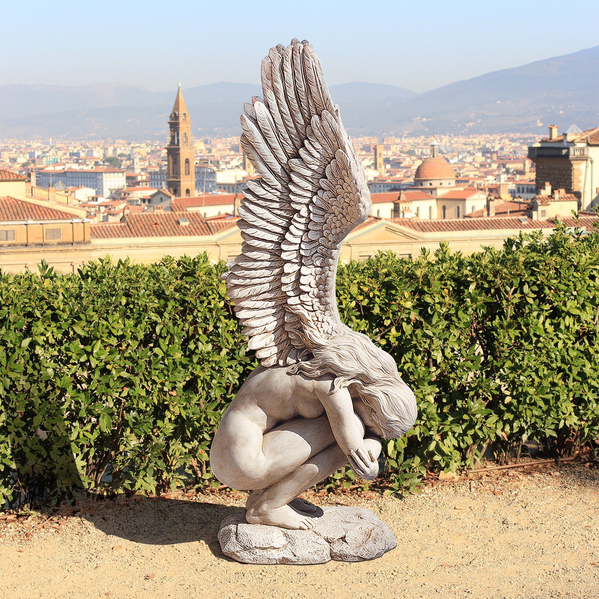 Design Toscano Remembrance and Redemption Angel Statue & Reviews | Wayfair