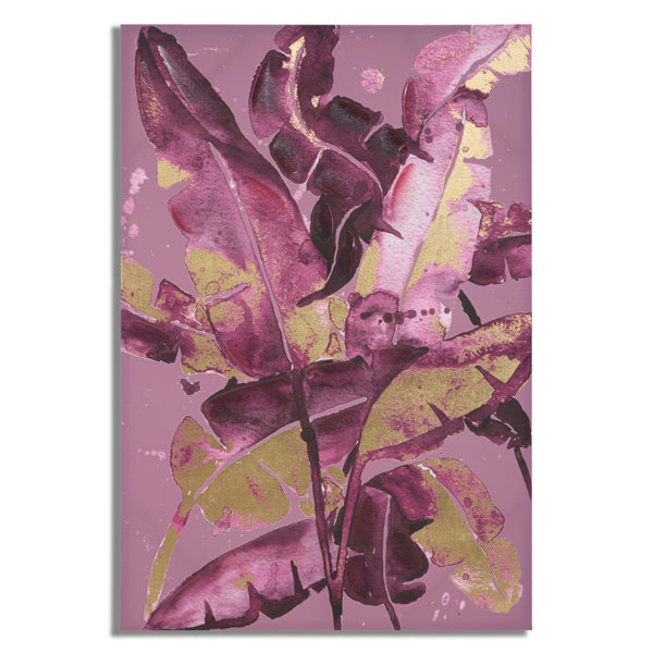 Canora Grey Pink Flower - No Frame Painting | Wayfair.co.uk
