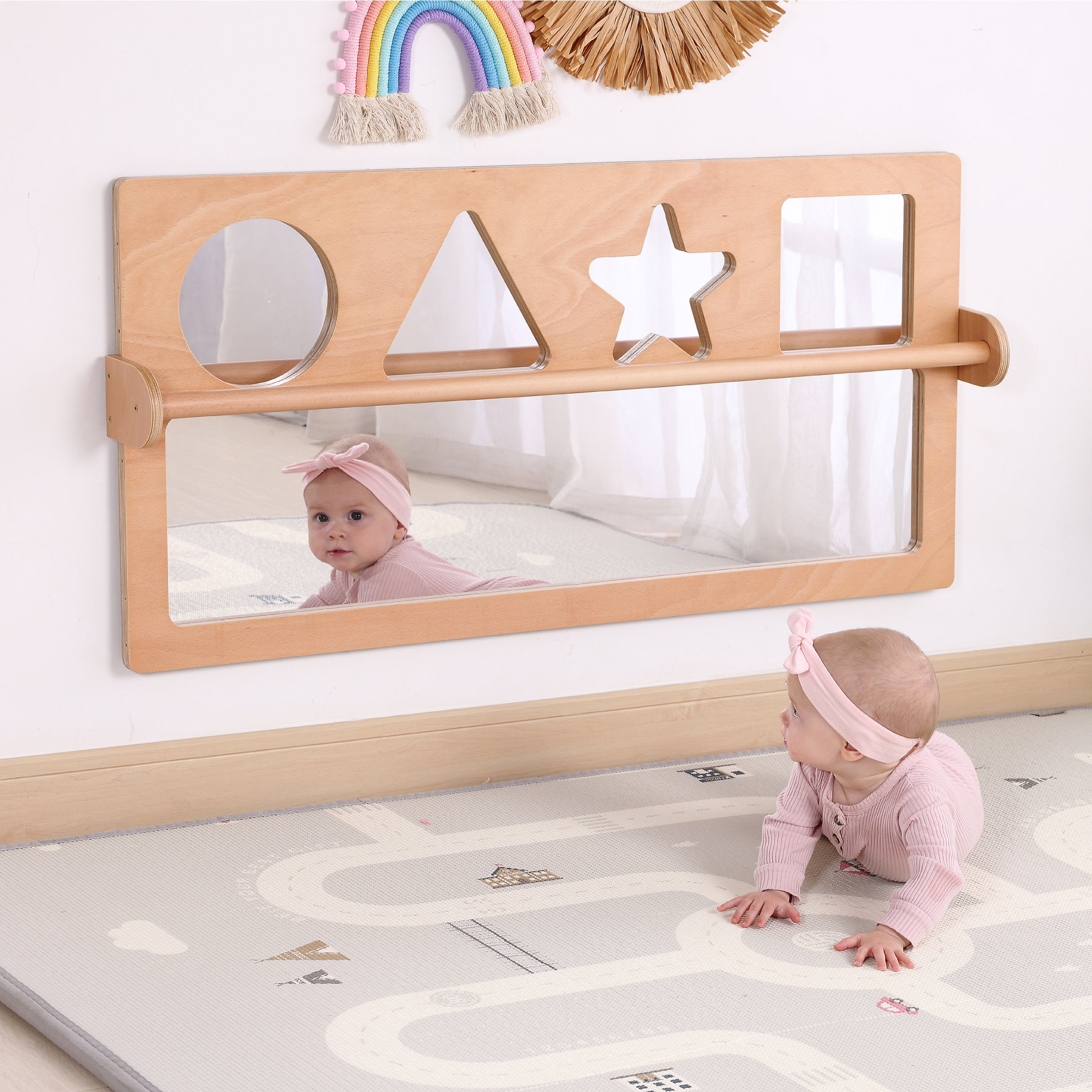 Isabelle & Max™ Baby Early Learning Shatter-Resistant Safety Mirrors w ...