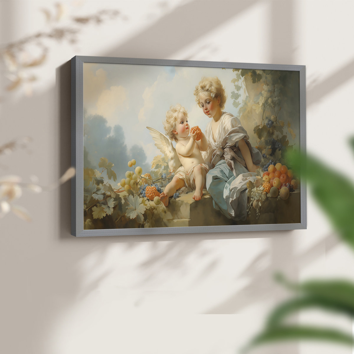 Trinx Angels From Above-XVI -Framed Print - Restickable | Wayfair