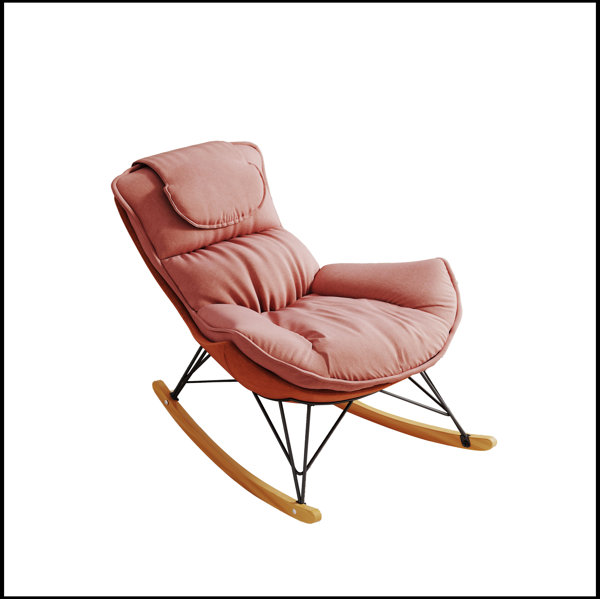 George Oliver Leisure sofa single rocking chair, light luxury sofa ...