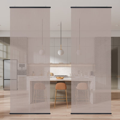 Ebern Designs Klarina 16" W x 16" H 12 - Panel Hanging Room Divider ...