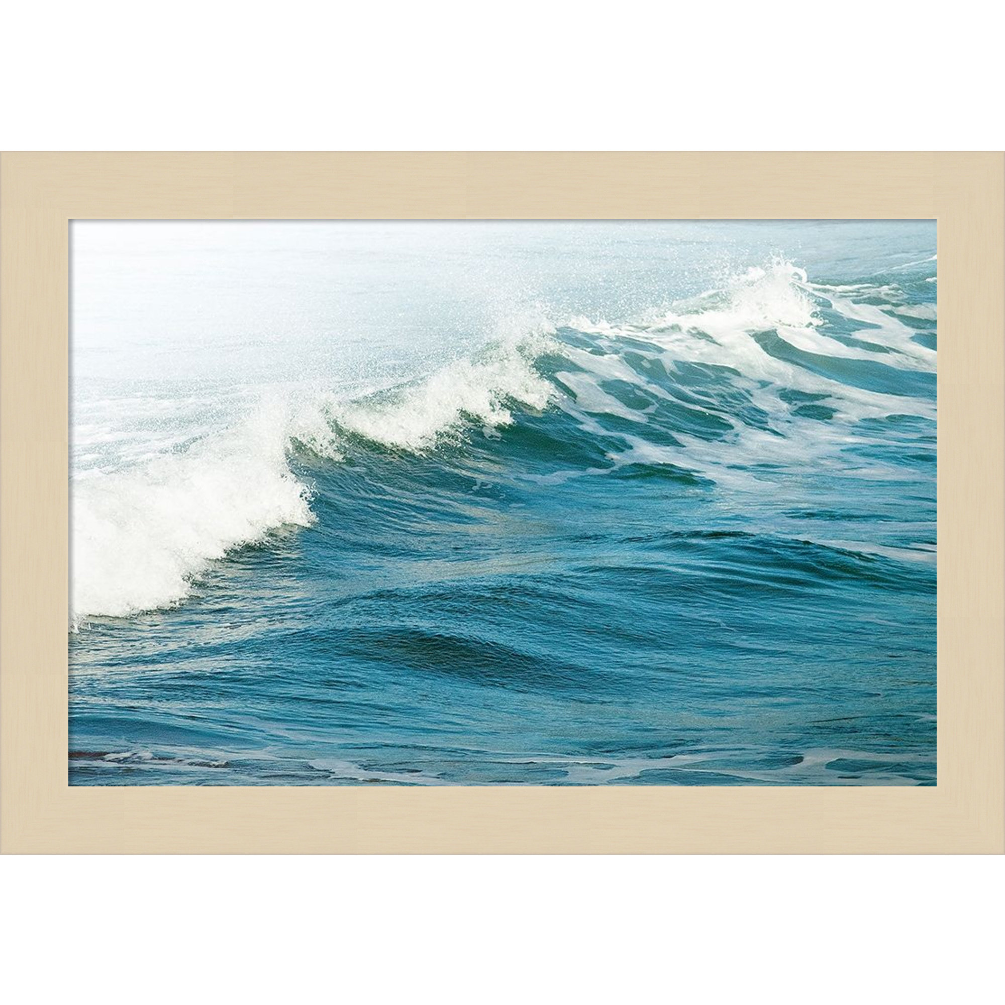 AllModern White Oceans by Ian Winstanley - Single Picture Frame Graphic ...