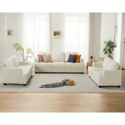 White Living Room Sets You'll Love | Wayfair