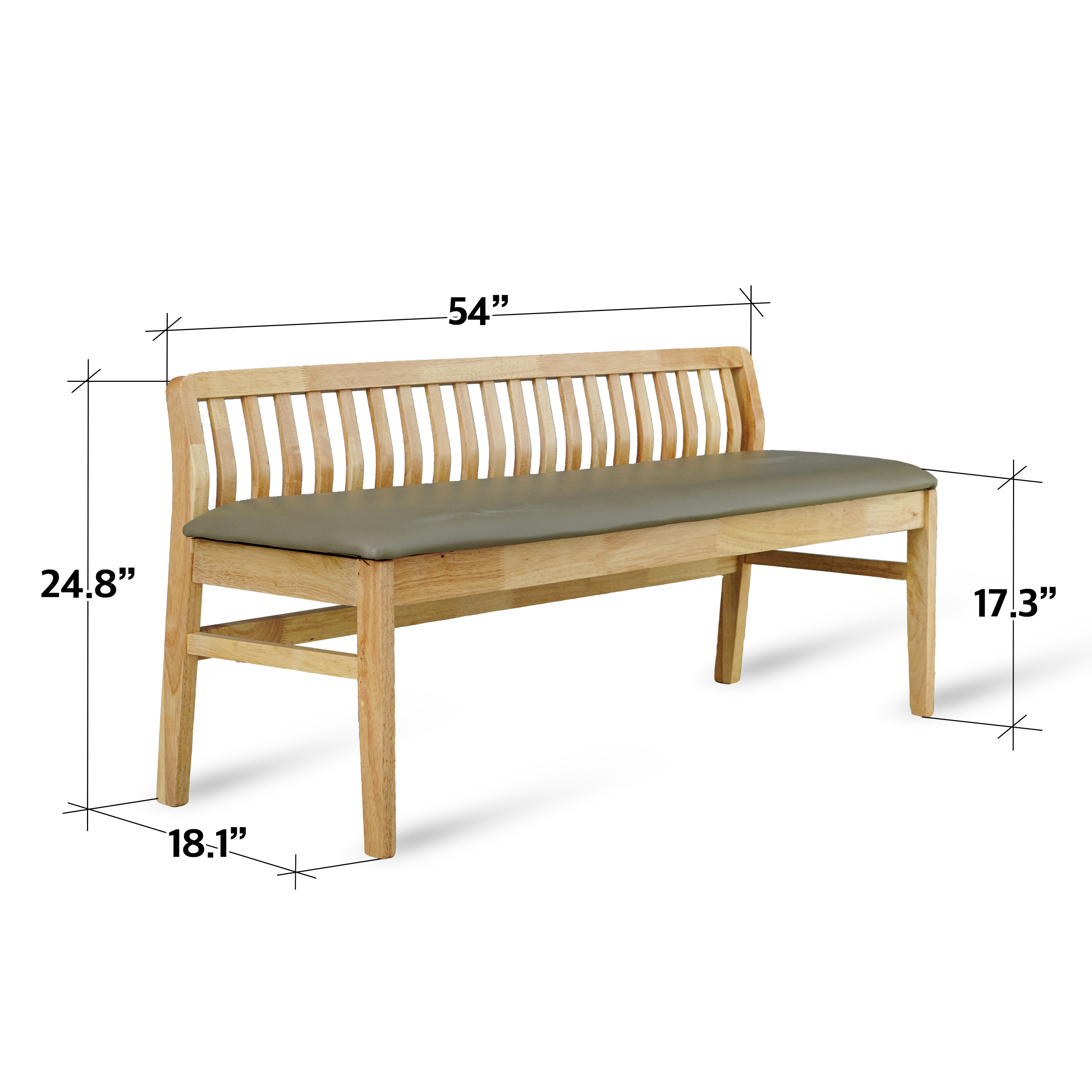 Winston Porter Roneisha Faux Leather Upholstered Bench & Reviews ...