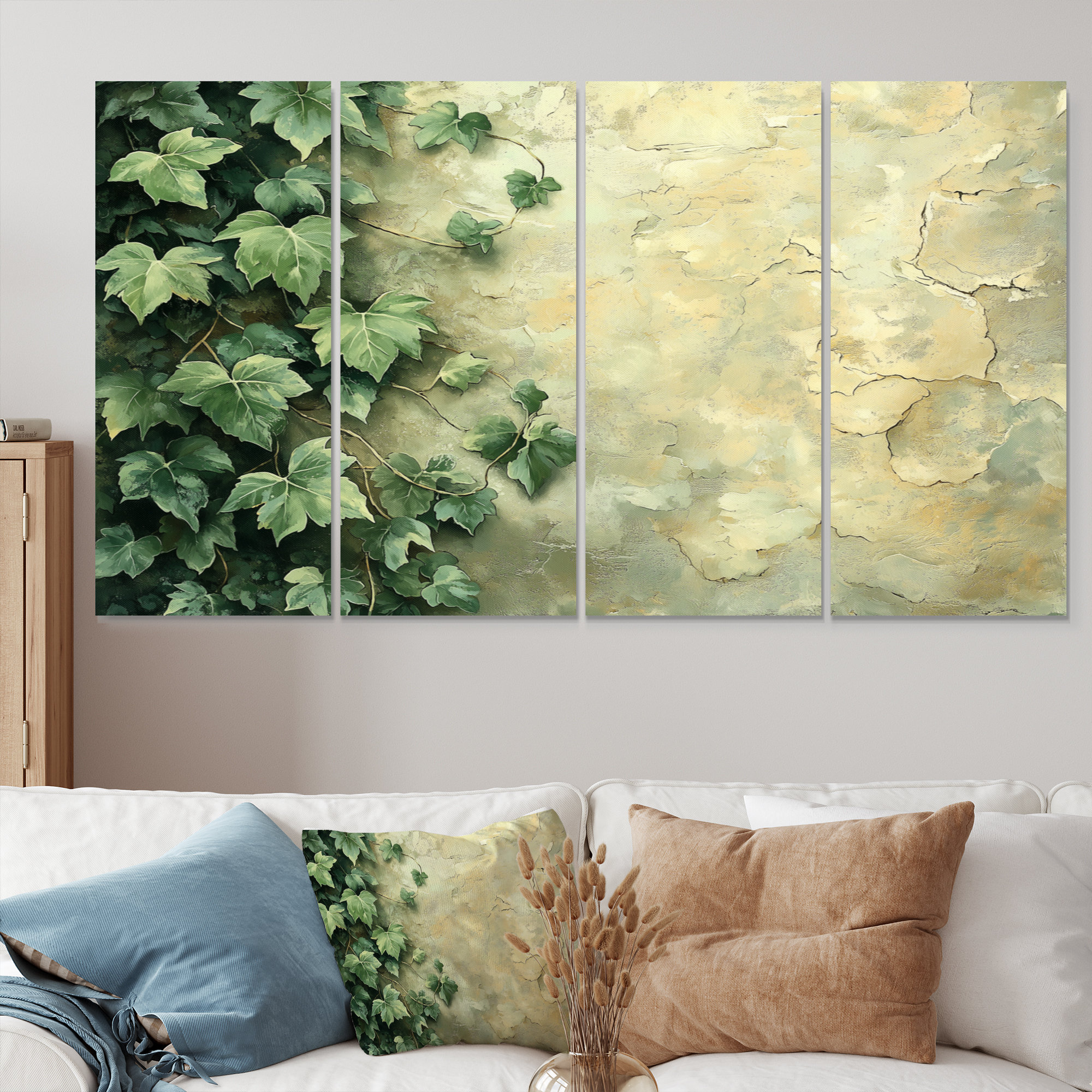 Winston Porter Collage Of Ivy Leaves On AWall II - Of - Traditional ...