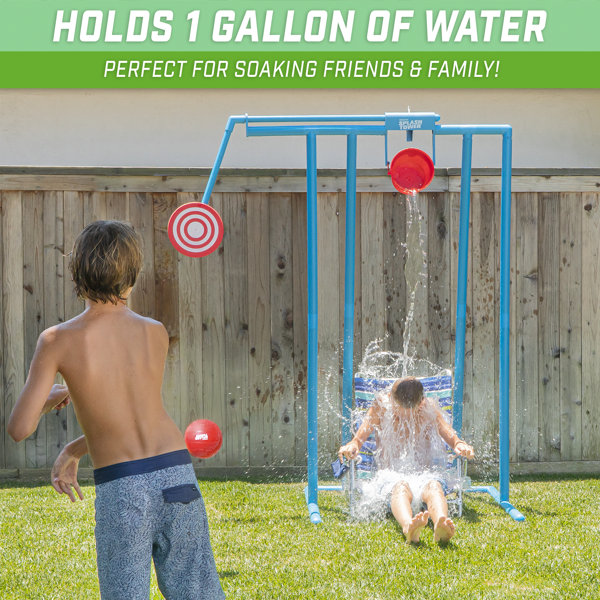 GoSports Splash Tower Water Dunk Game - Water Soaking Dunk Tank ...