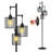Borough Wharf Mordren Andriel Industrial Floor Lamp 3 Dimmable Lights ...