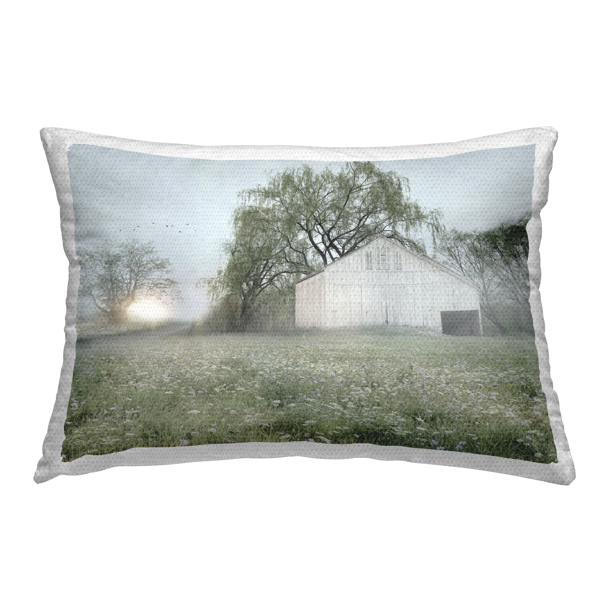 Stupell Industries Drooping Trees Meadow Outdoor Printed Pillow by Lux ...