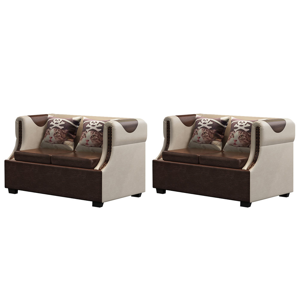 Visual card holder Vintage Milk Tea Shop Restaurant Cafe Bench Faux ...