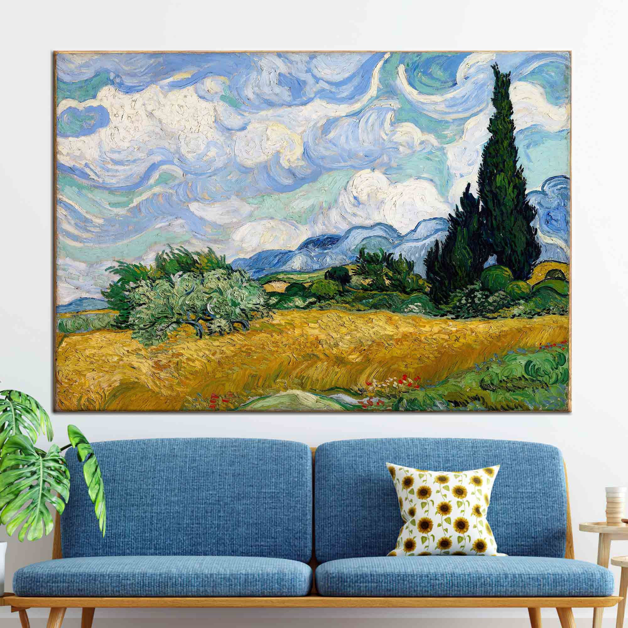 Vault W Artwork High-Quality Reproduction Canvas with Van Gogh-Inspired ...