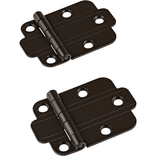 UNIQANTIQ HARDWARE SUPPLY Art Deco Flush Mount Cabinet Door Hinge | Wayfair