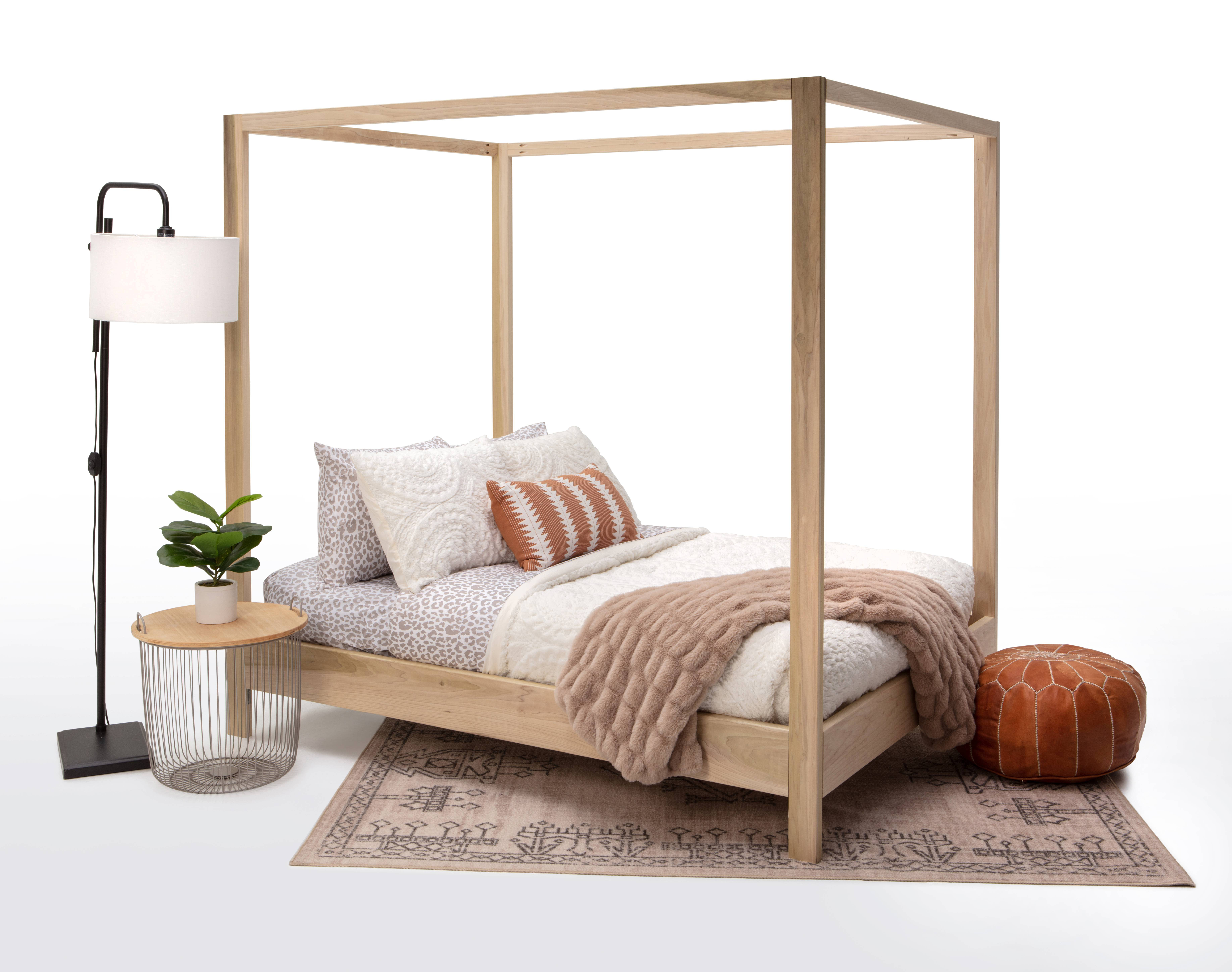 Loon Peak Khwaja Acadia Solid Wood Four Poster Bed & Reviews - Wayfair ...