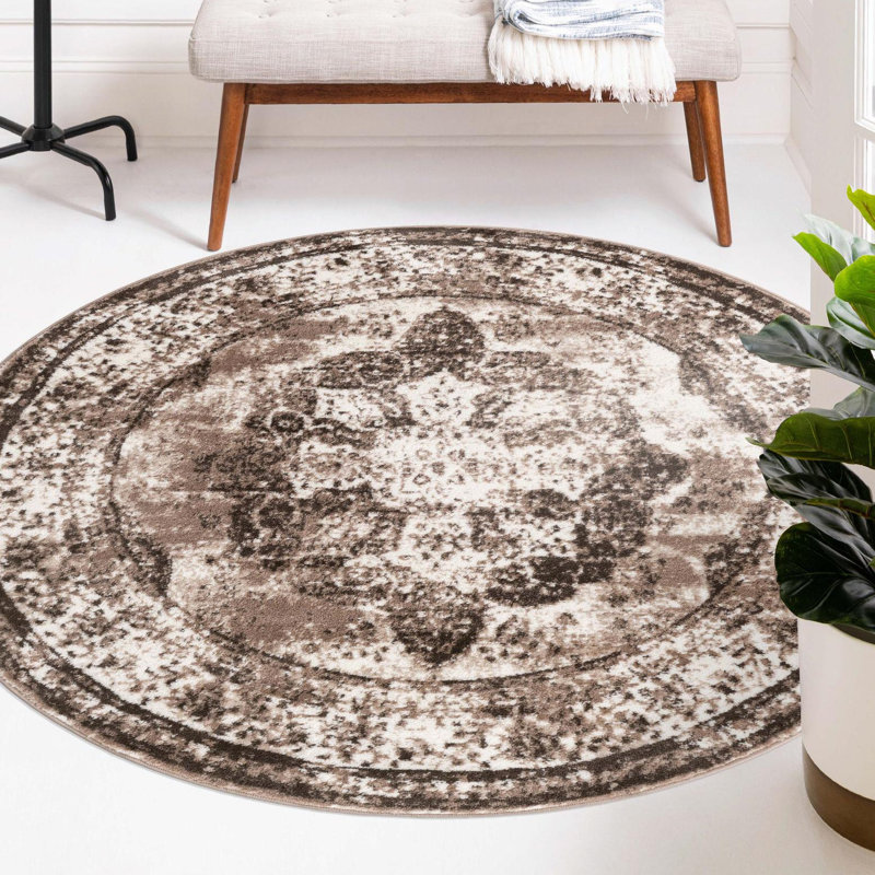 Mistana™ Brandt Oriental Light Brown Area Rug & Reviews | Wayfair
