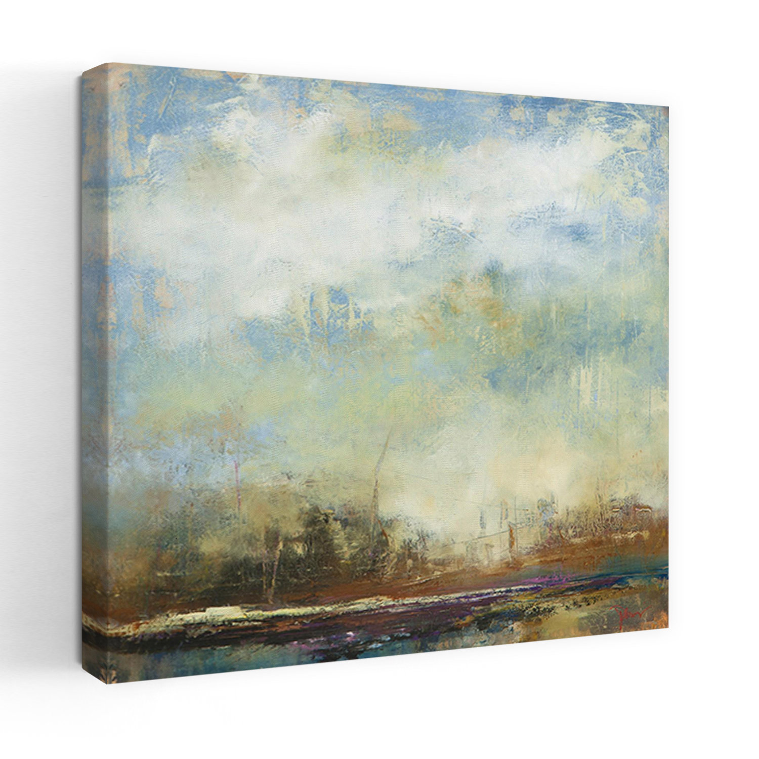 Red Barrel Studio Thai Effect Abstract Contemporary Landscape Nature ...