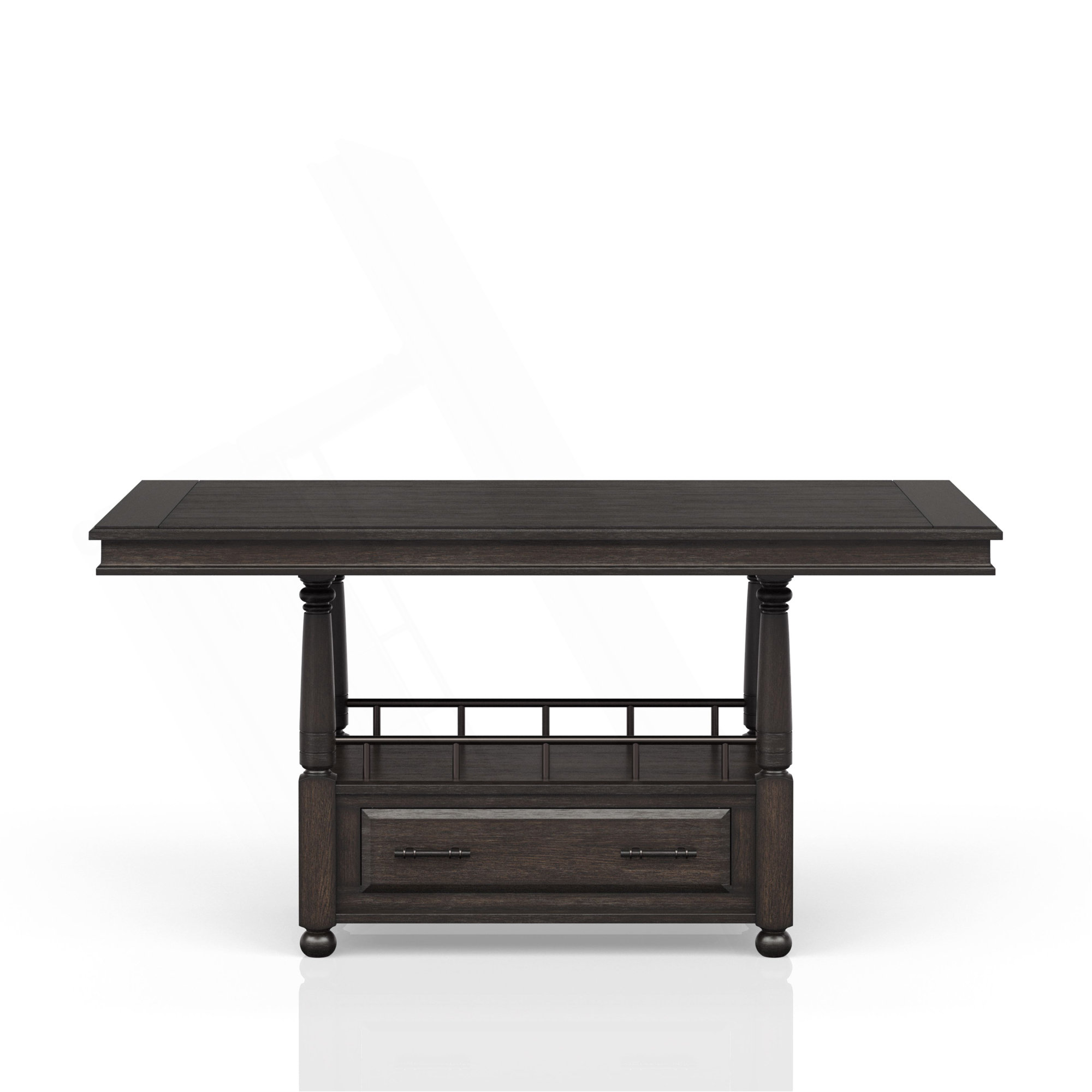 Wentygam Deep Coffee Counter Height Dining Table | Wayfair