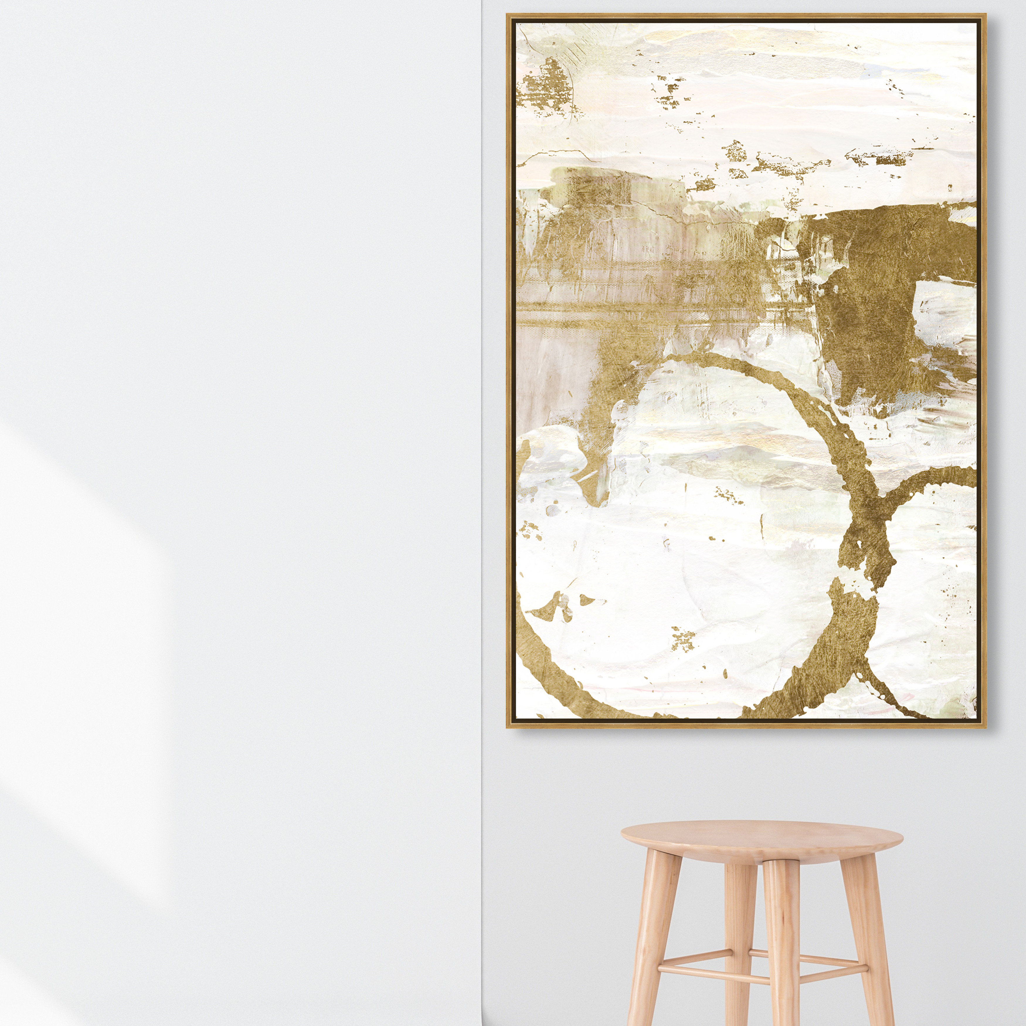 Oliver Gal Prints Earthship Birch II - Floater Frame Painting on Canvas ...