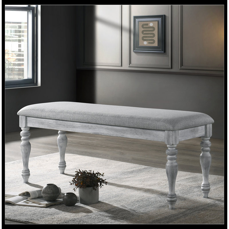 Ophelia & Co. Lilibeth Polyester Upholstered Bench | Wayfair
