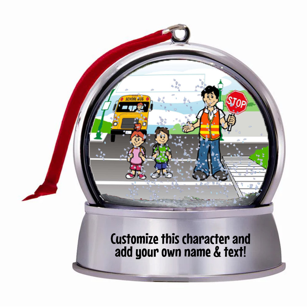 Printed Perfection Personalized Name That Toon Crossing Guard - Male ...
