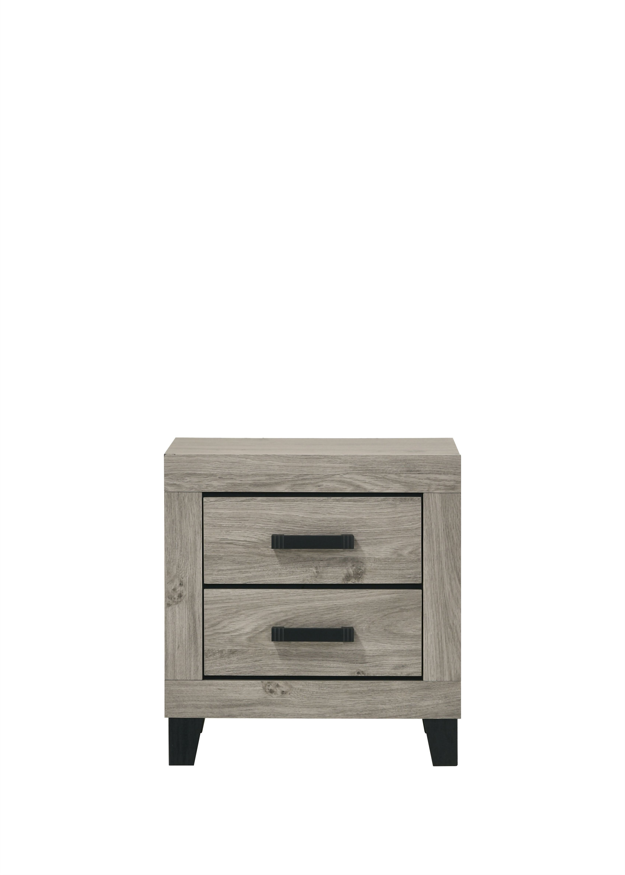 Latitude Run® Mari Light Gray Finish Nightstand(Includes Only ...