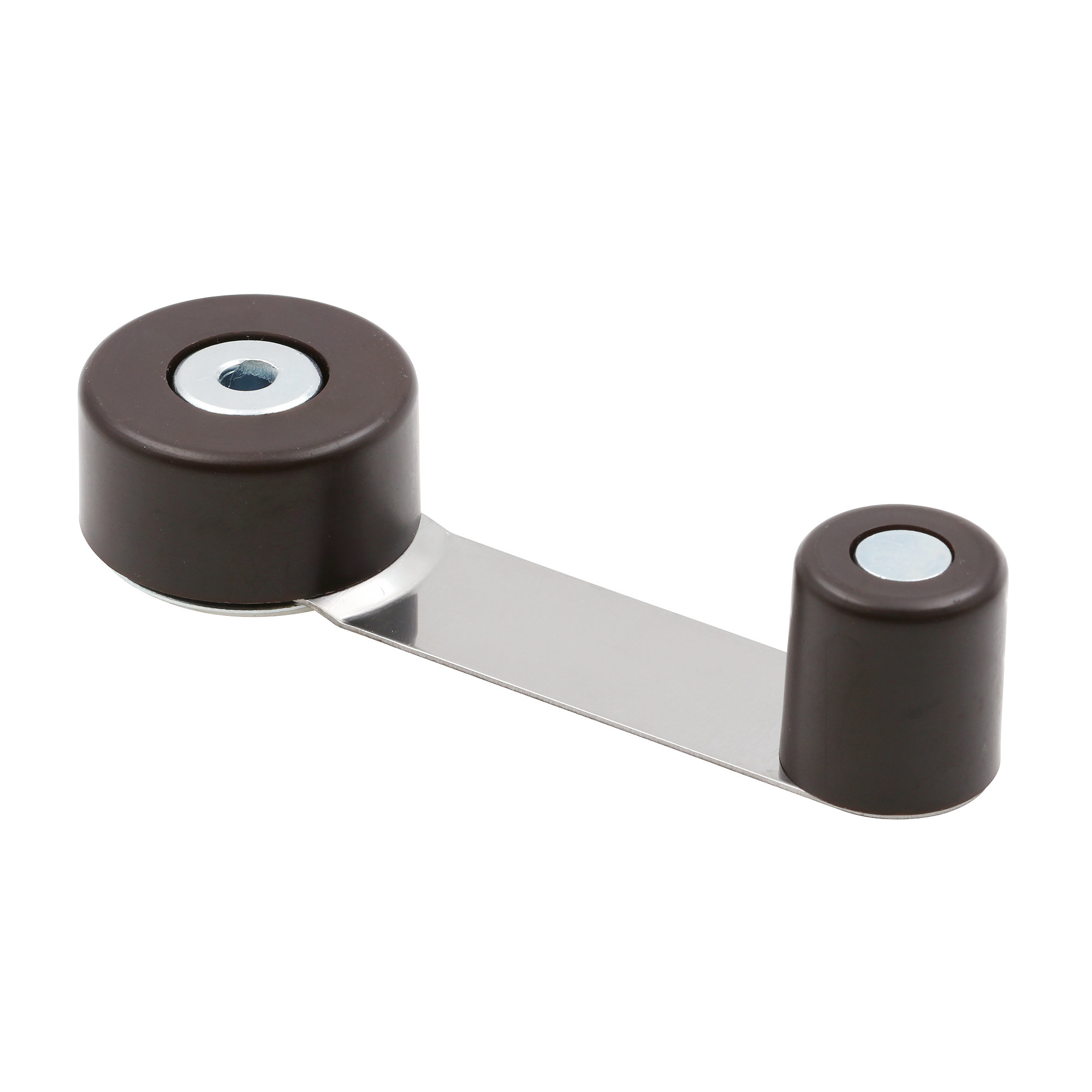 Prime-Line Door Stop Bumper with Door Retainer on Pivoting Arm, Plastic ...